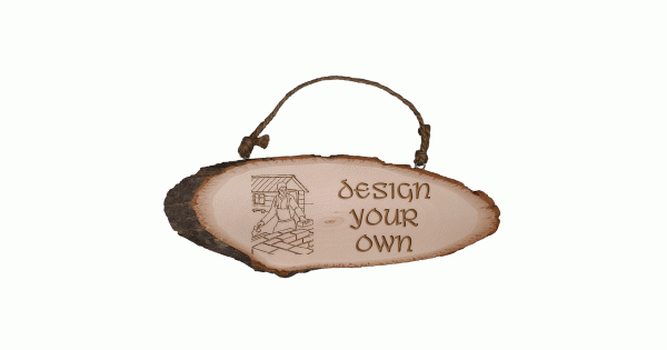 Personalised Design Your Own Large Wooden Plaque